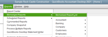 Memorized Report Groups in QuickBooks Desktop - Mahoney | CPAs and Advisors